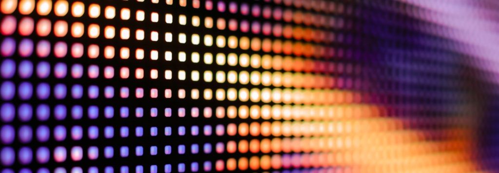 Colored purple and yellow LED smd screen – Toyo LED